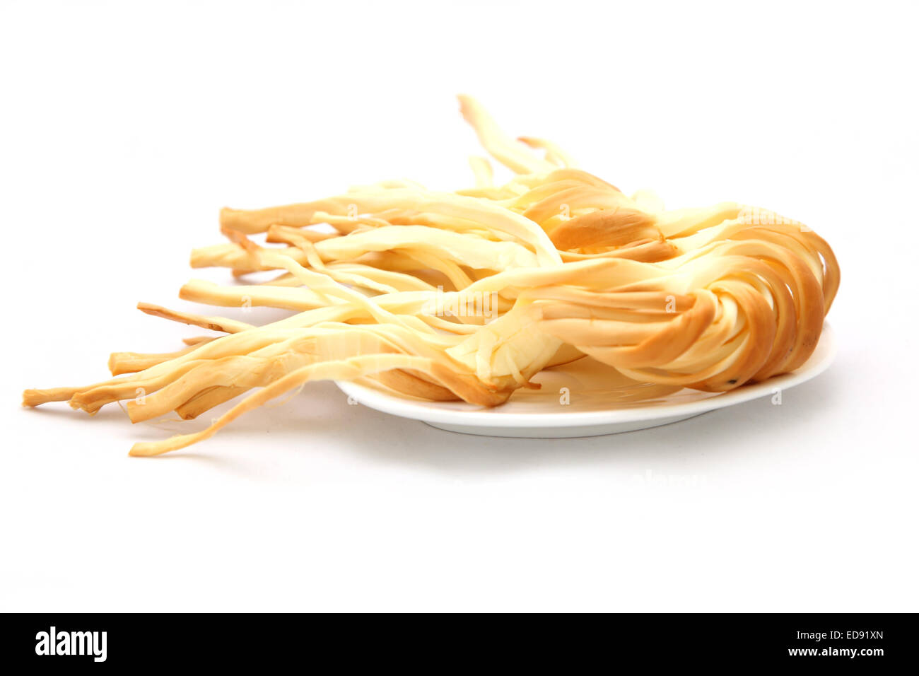 cheese braid on a white background Stock Photo - Alamy