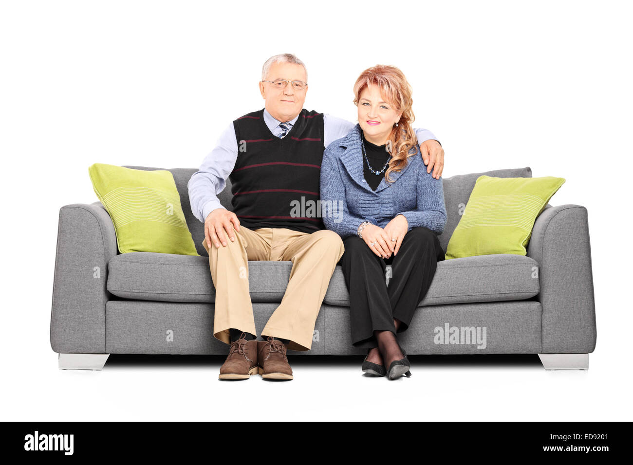 Seated couple embracing Cut Out Stock Images & Pictures - Alamy