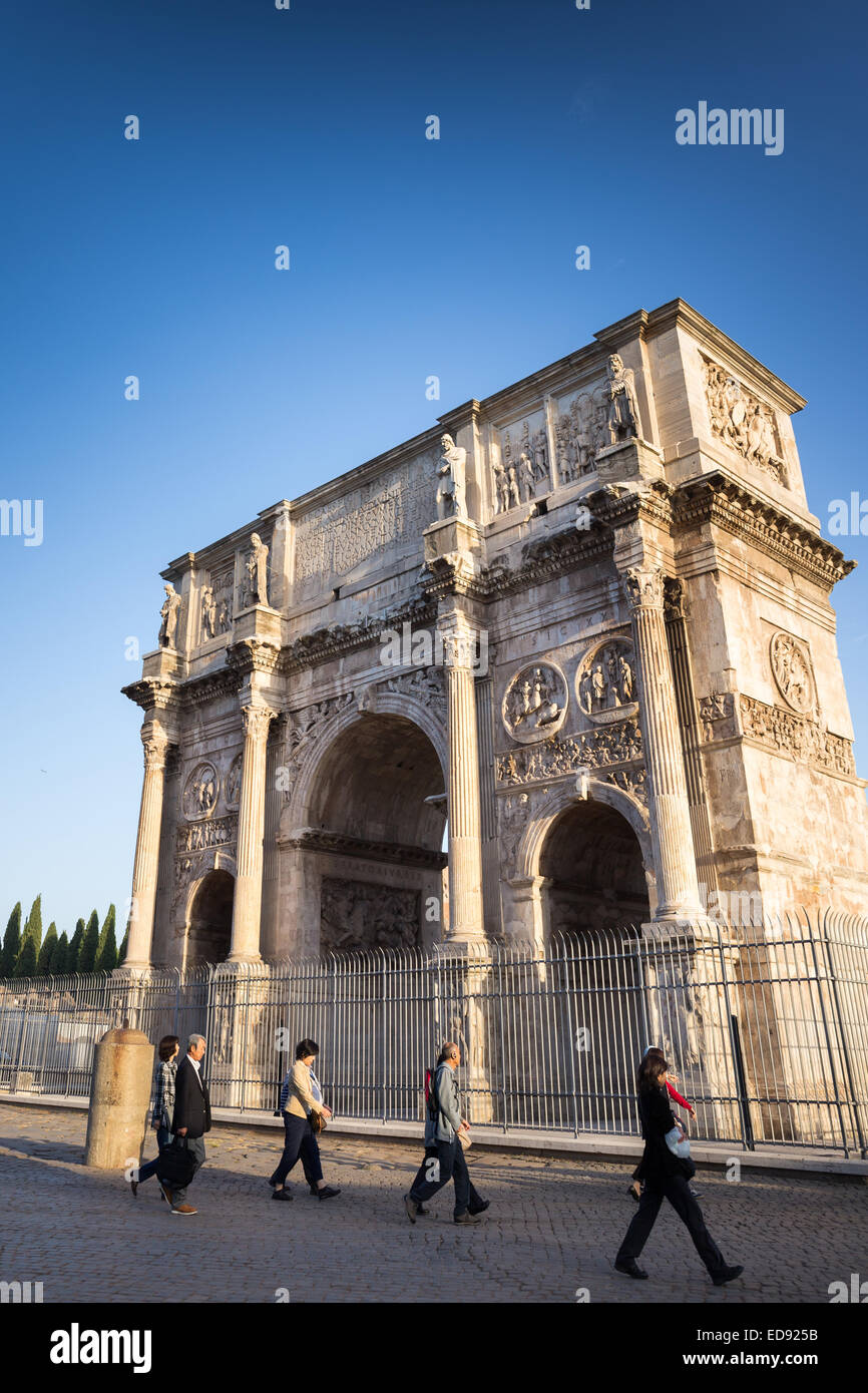 Costantine arc rome hi-res stock photography and images - Alamy