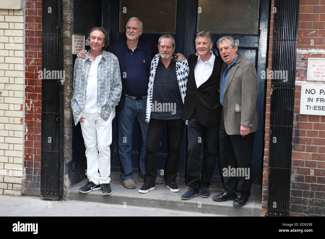 Monty Python photocall at The London Palladium Featuring: Eric Idle ...