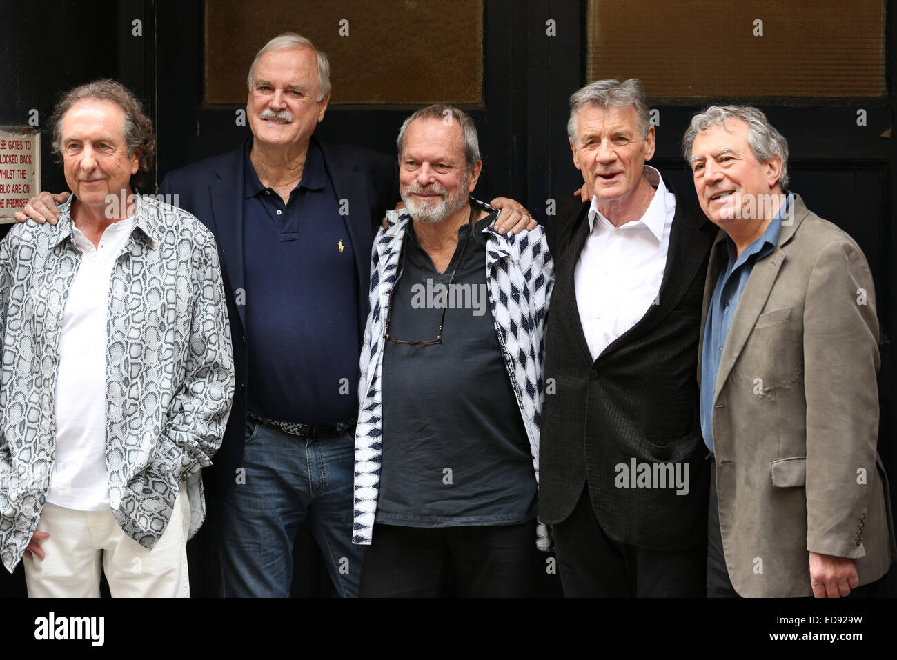 Monty Python photocall at The London Palladium Featuring: Eric Idle ...
