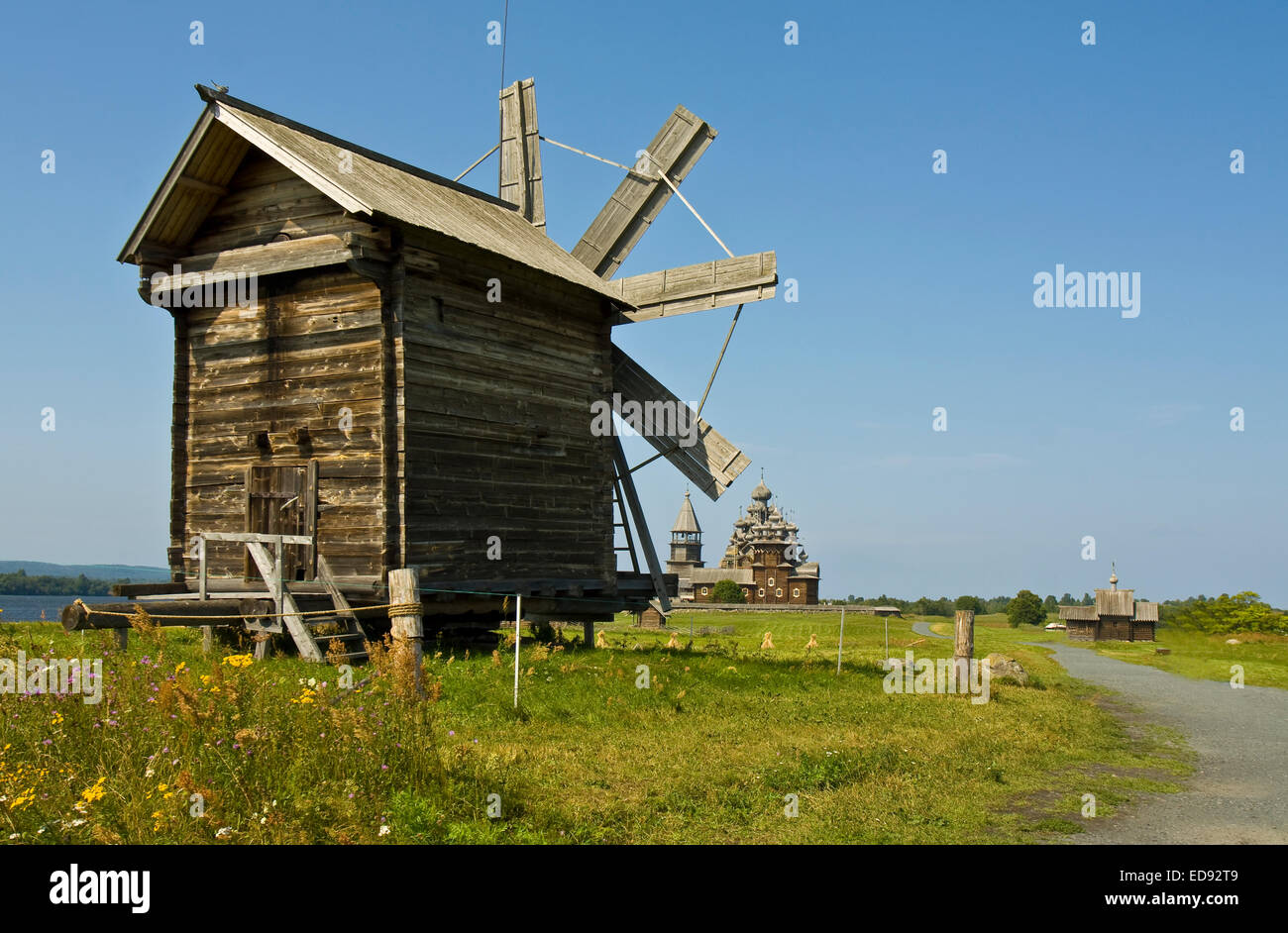 Russia windmill church architecture hi-res stock photography and images ...