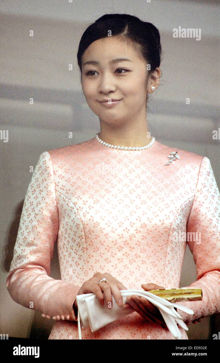 Tokyo, Japan. 2nd Jan, 2015. Princess Kako from the balcony of the ...