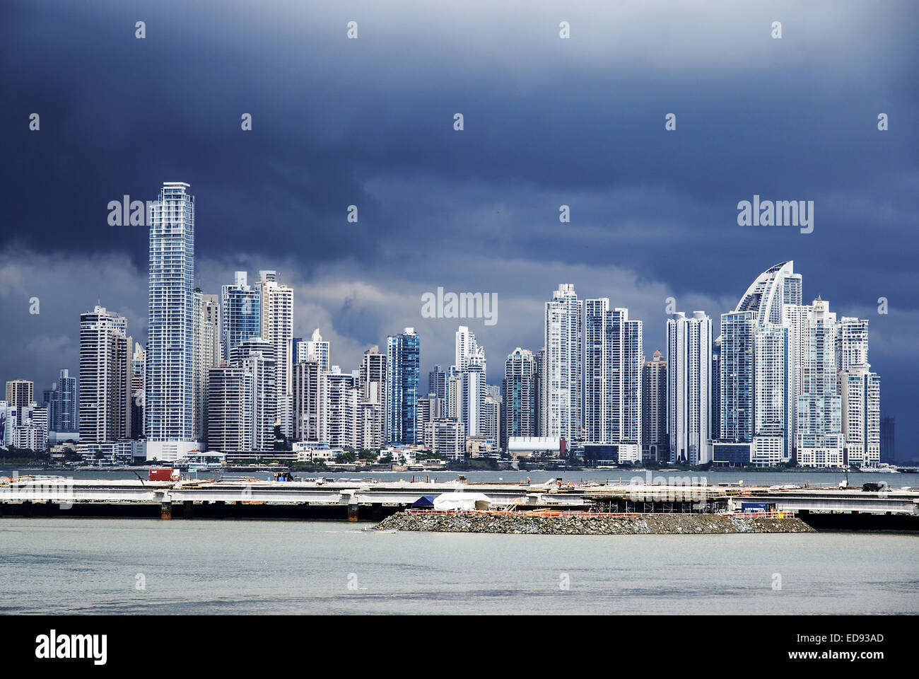Panama City Modern high rises Stock Photo - Alamy