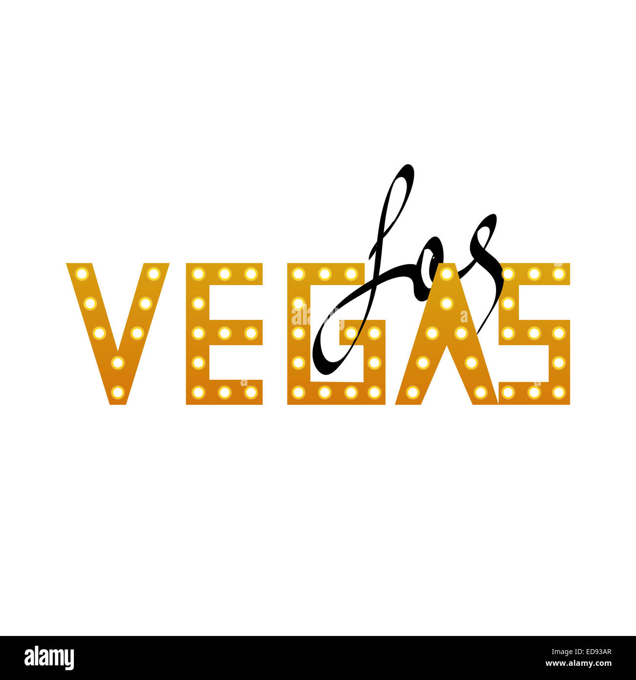 Neon sign las vegas retro Cut Out Stock Images & Pictures - Alamy