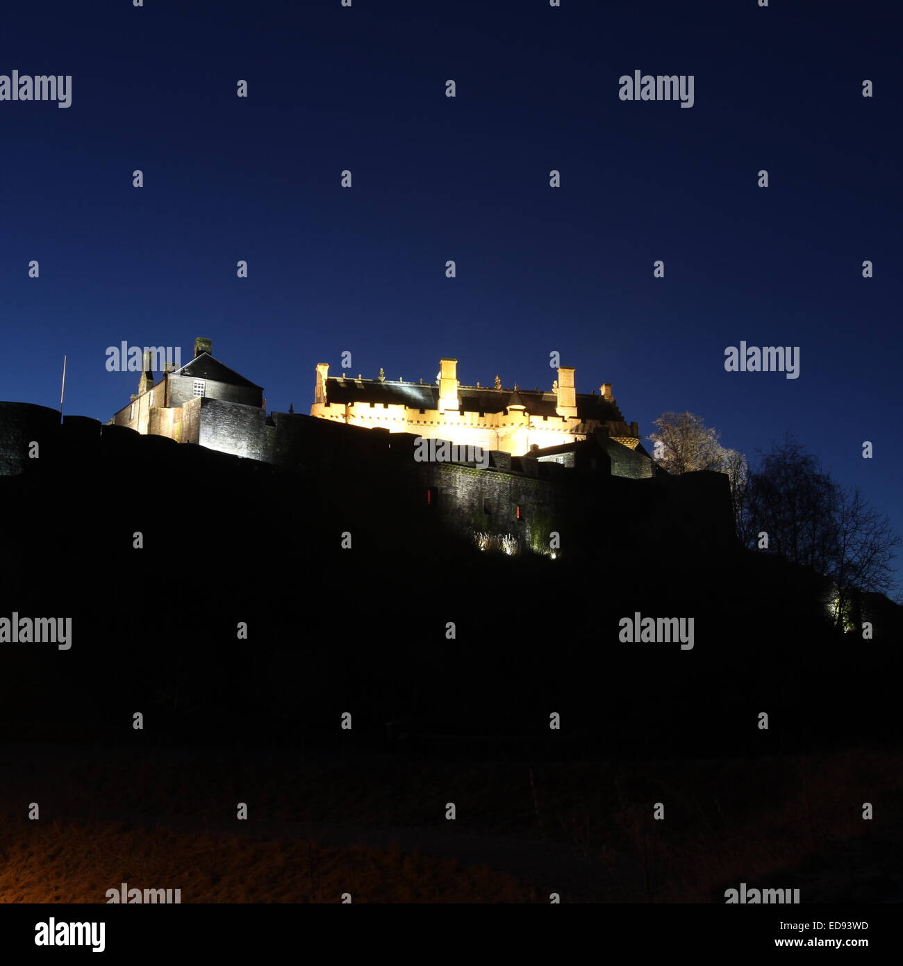 Stirling castle night hi-res stock photography and images - Alamy