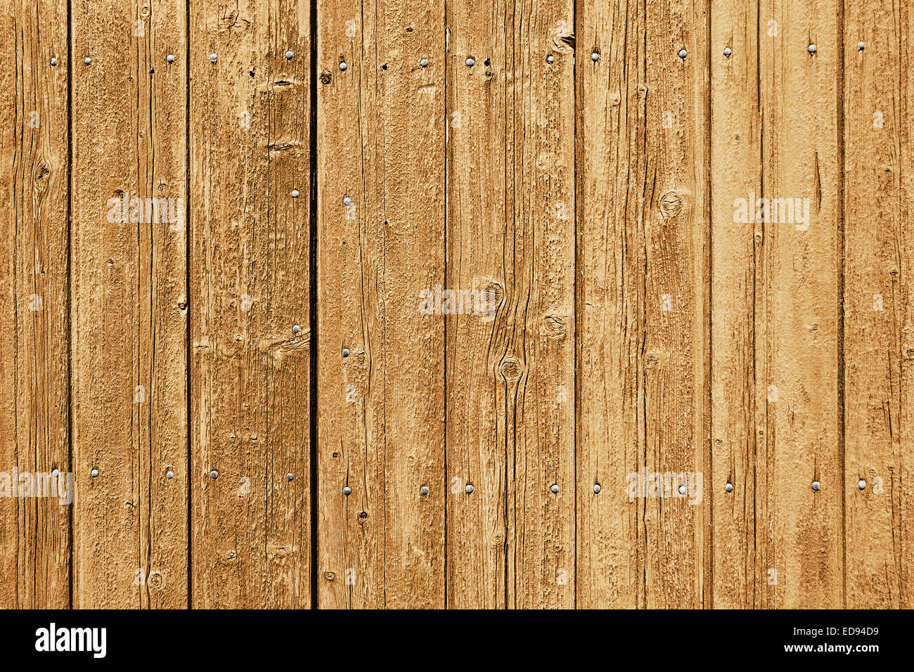 Weathered wooden planks with nails Stock Photo - Alamy