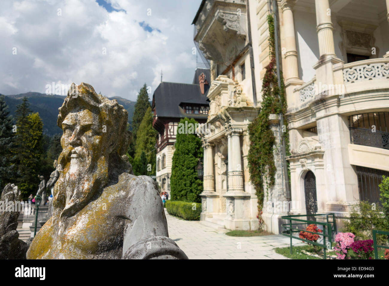 Peles Castle, Brasov Romania Stock Photo - Alamy