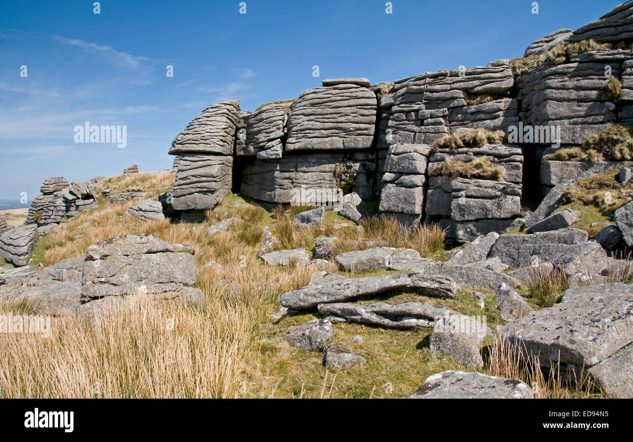 Oke Tor on Dartmoor Stock Photo - Alamy