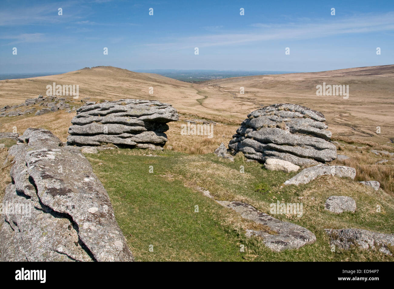 Oke Tor on Dartmoor Stock Photo - Alamy