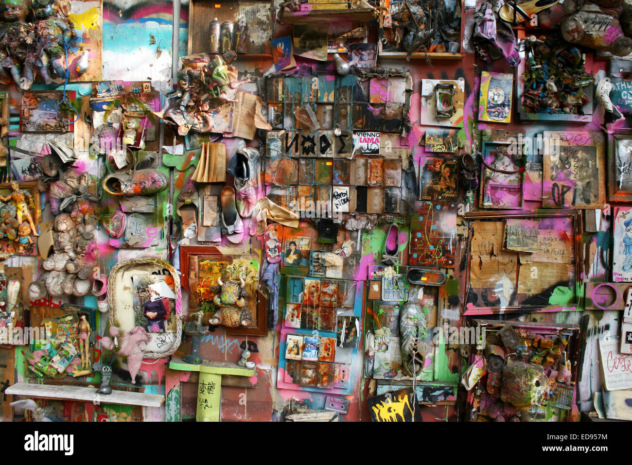 Street art in the Lastarria neighbourhood of Santiago, Chile Stock ...