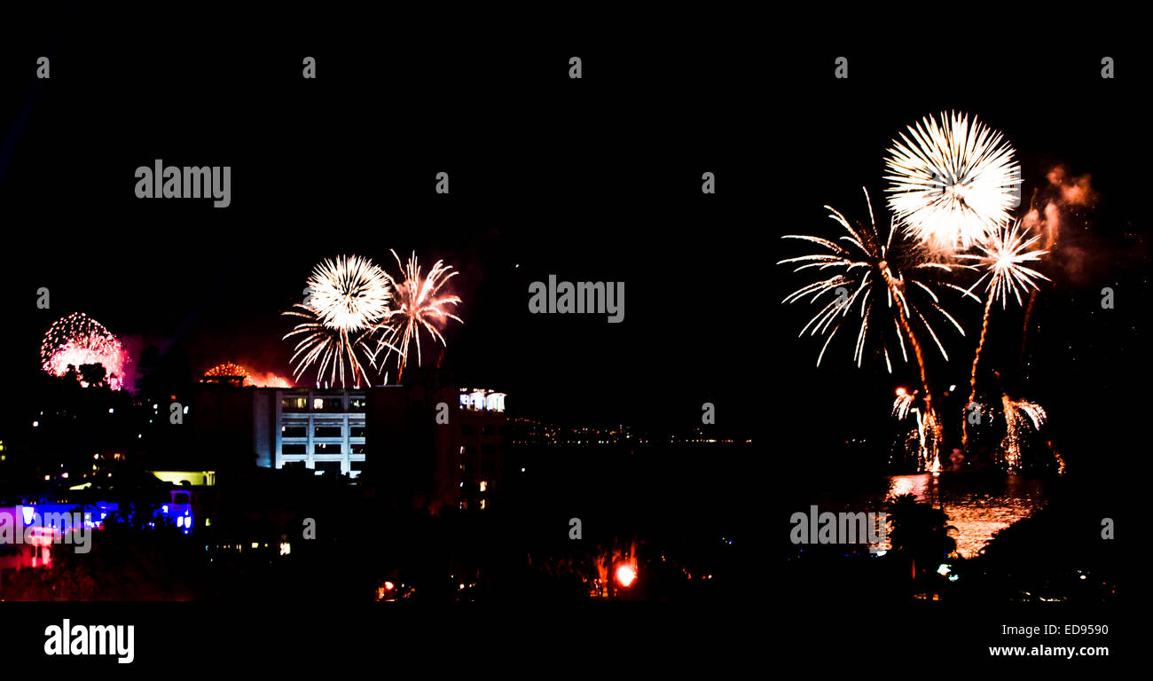 BOOM! Fireworks Stock Photo - Alamy