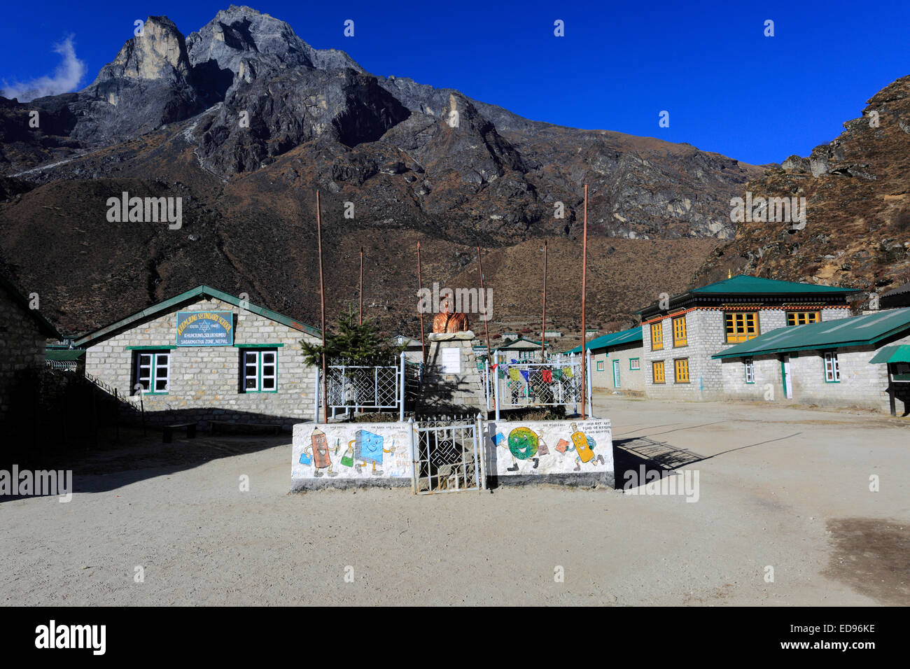 The Sir Edmund Hillary School at Khumjung village, Sagarmatha National ...