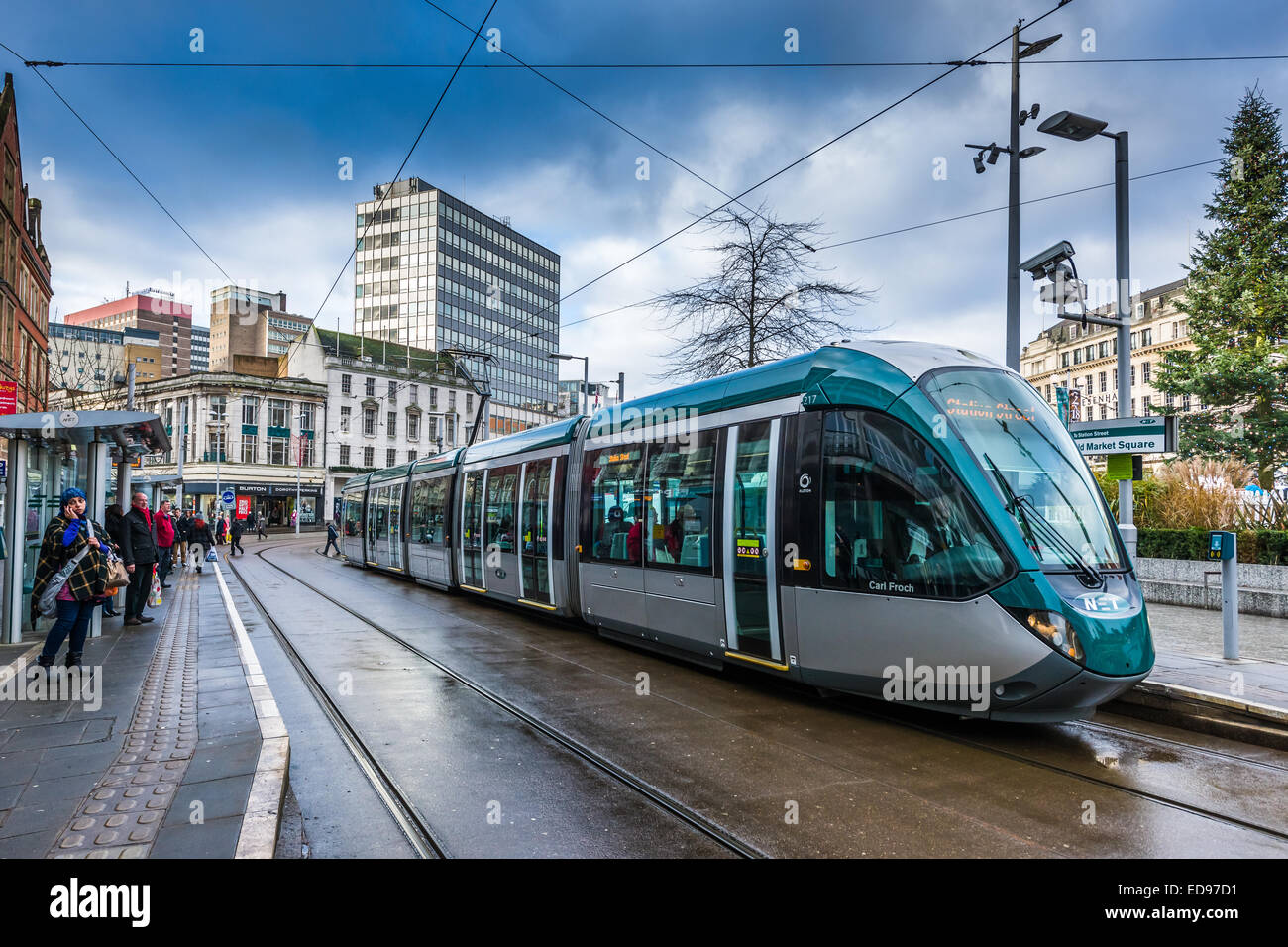 Nottingham Express Transit - Tram Stock Photo - Alamy