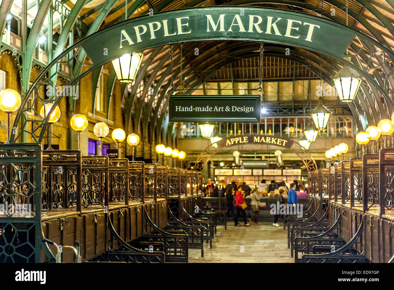 Apple market , London UK Stock Photo - Alamy