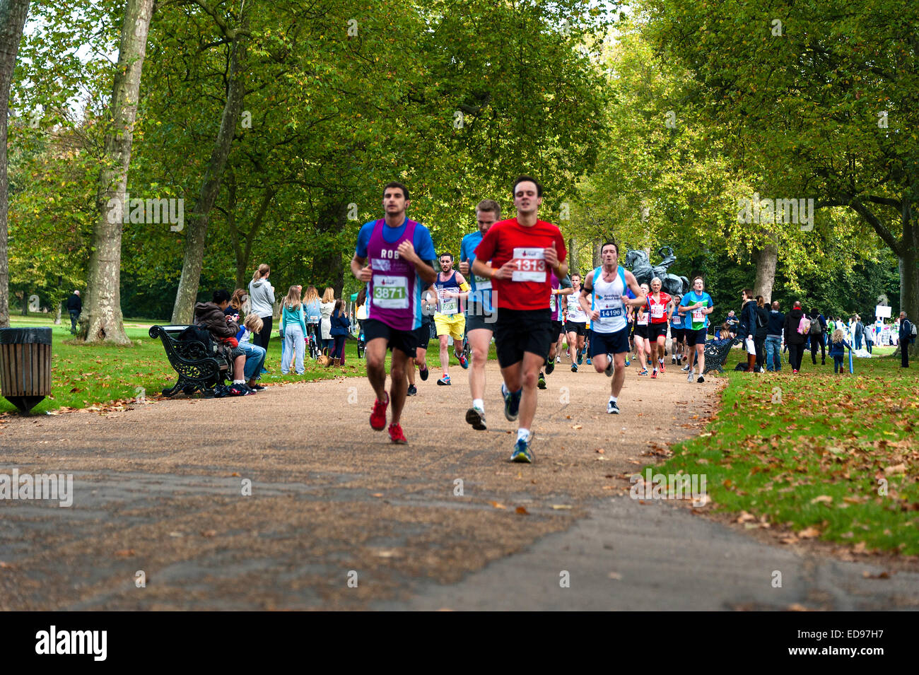 Hyde park marathon Stock Photo - Alamy