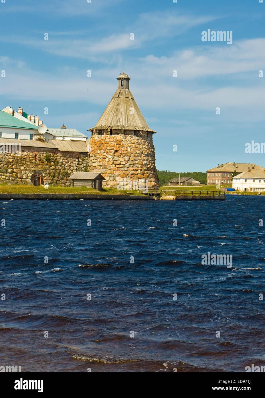 Transfiguration of Jesus Christ Savior Solovetskiy monastery on Solovki ...