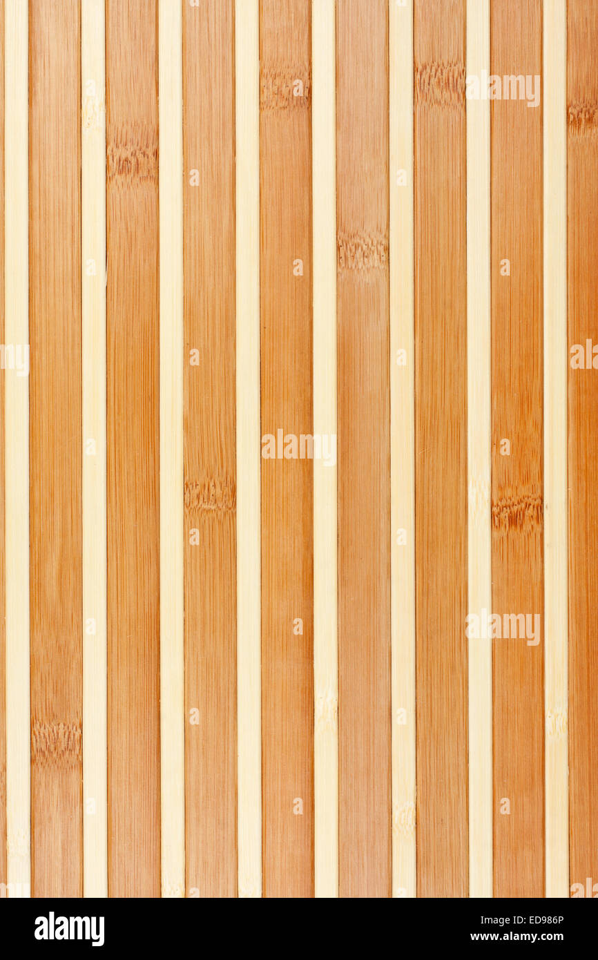 Bamboo mat background. The mat from yellow bamboo Stock Photo - Alamy