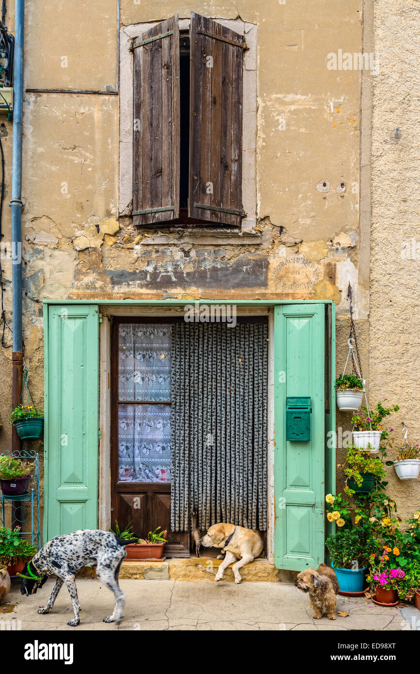 Old dog house hi-res stock photography and images - Alamy