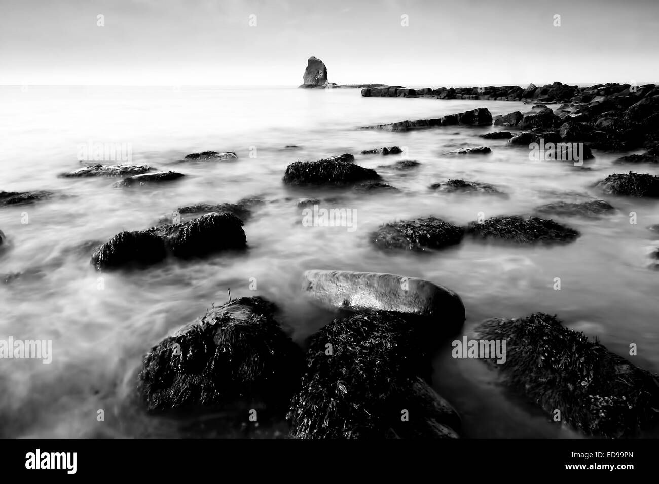 Whitby shelf pool rock Black and White Stock Photos & Images - Alamy