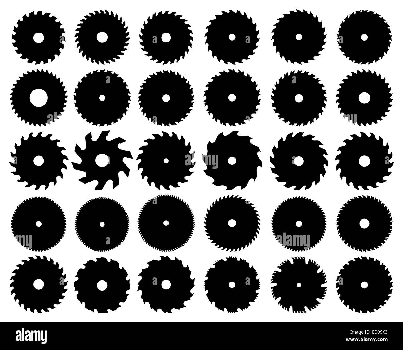 Circular saw icon black Cut Out Stock Images & Pictures - Alamy