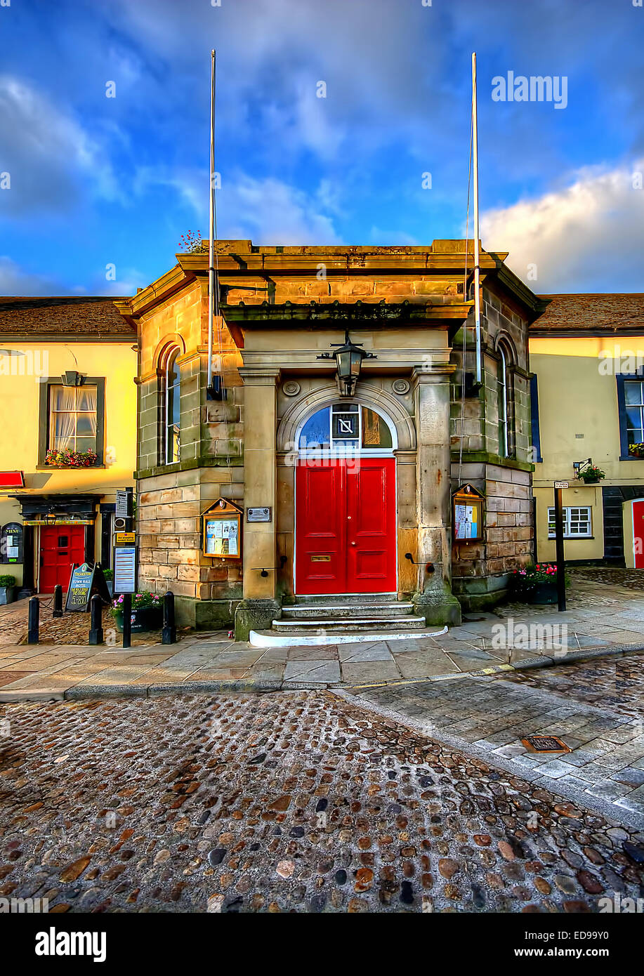 The Town Hall at Richmond in North Yorkshire Stock Photo - Alamy