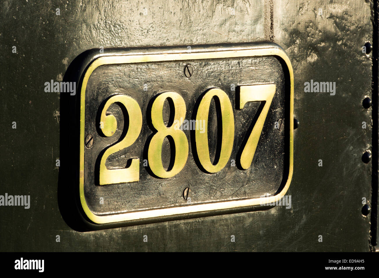 Steam locomotive number on the Gloucestershire and Warwickshire Railway ...