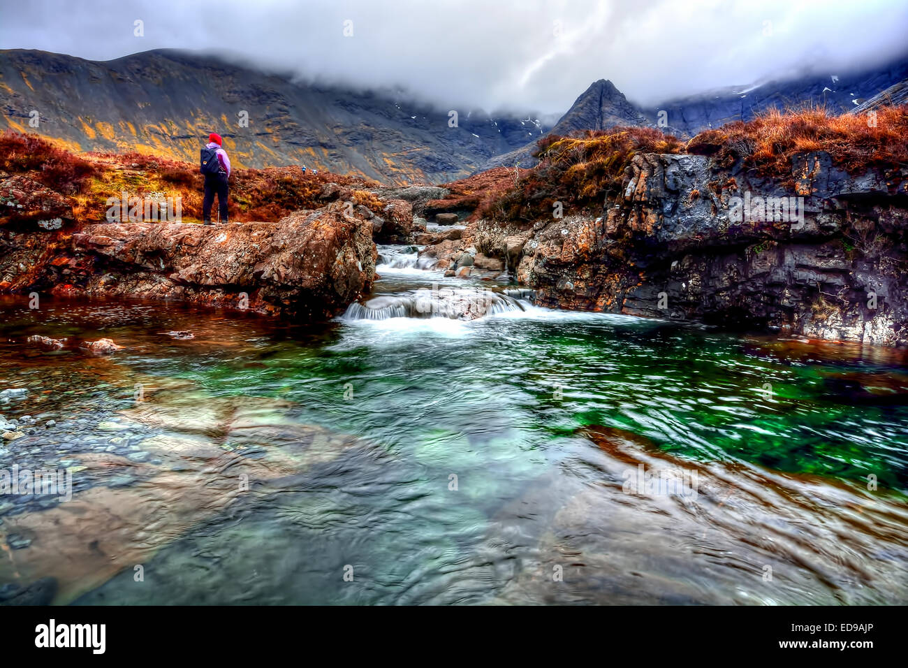 The Fairy Pools at Glen Brittle on the Isle of Skye, Scotland Stock ...