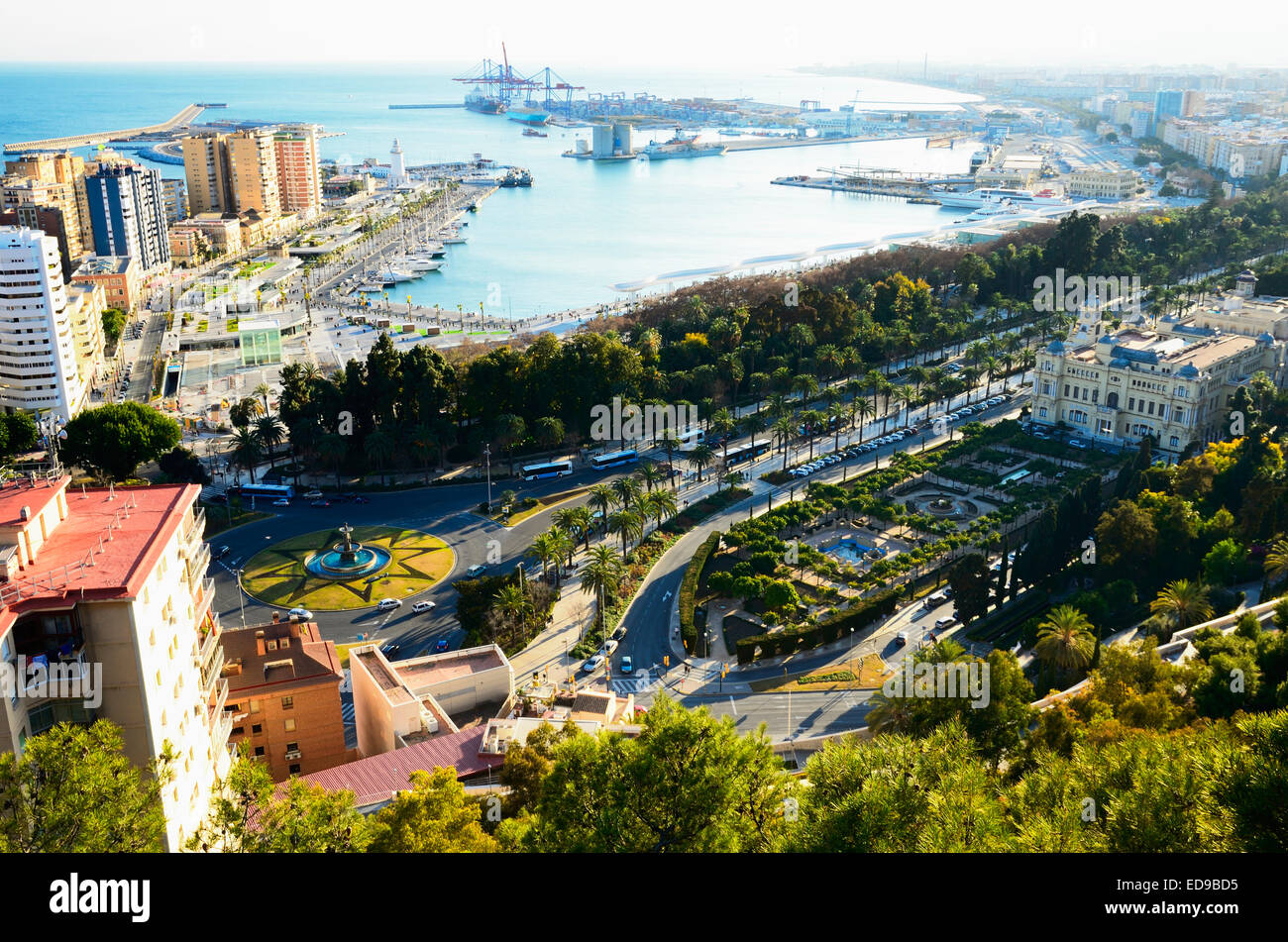 Castle of gibralfaro hi-res stock photography and images - Alamy