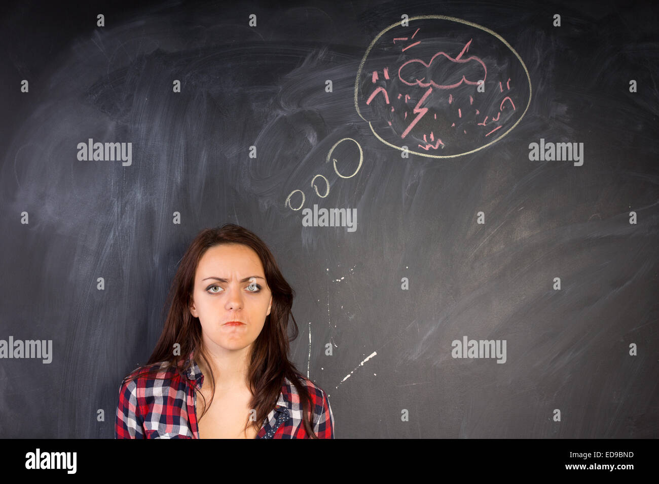 Lightning bolt hand drawn hi-res stock photography and images - Alamy