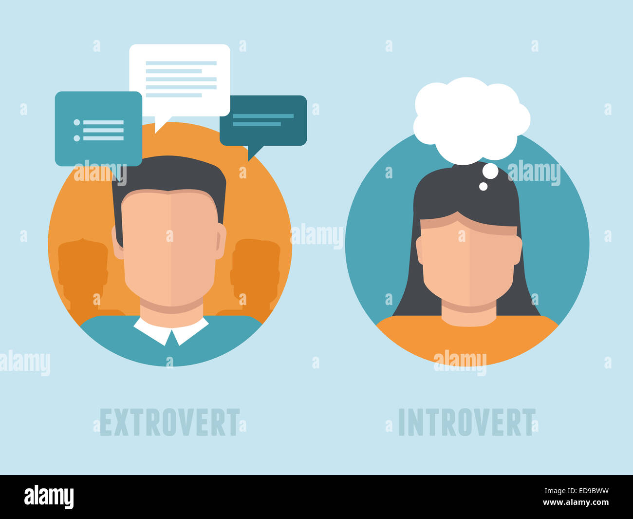 Introvert And Extrovert High Resolution Stock Photography and Images ...