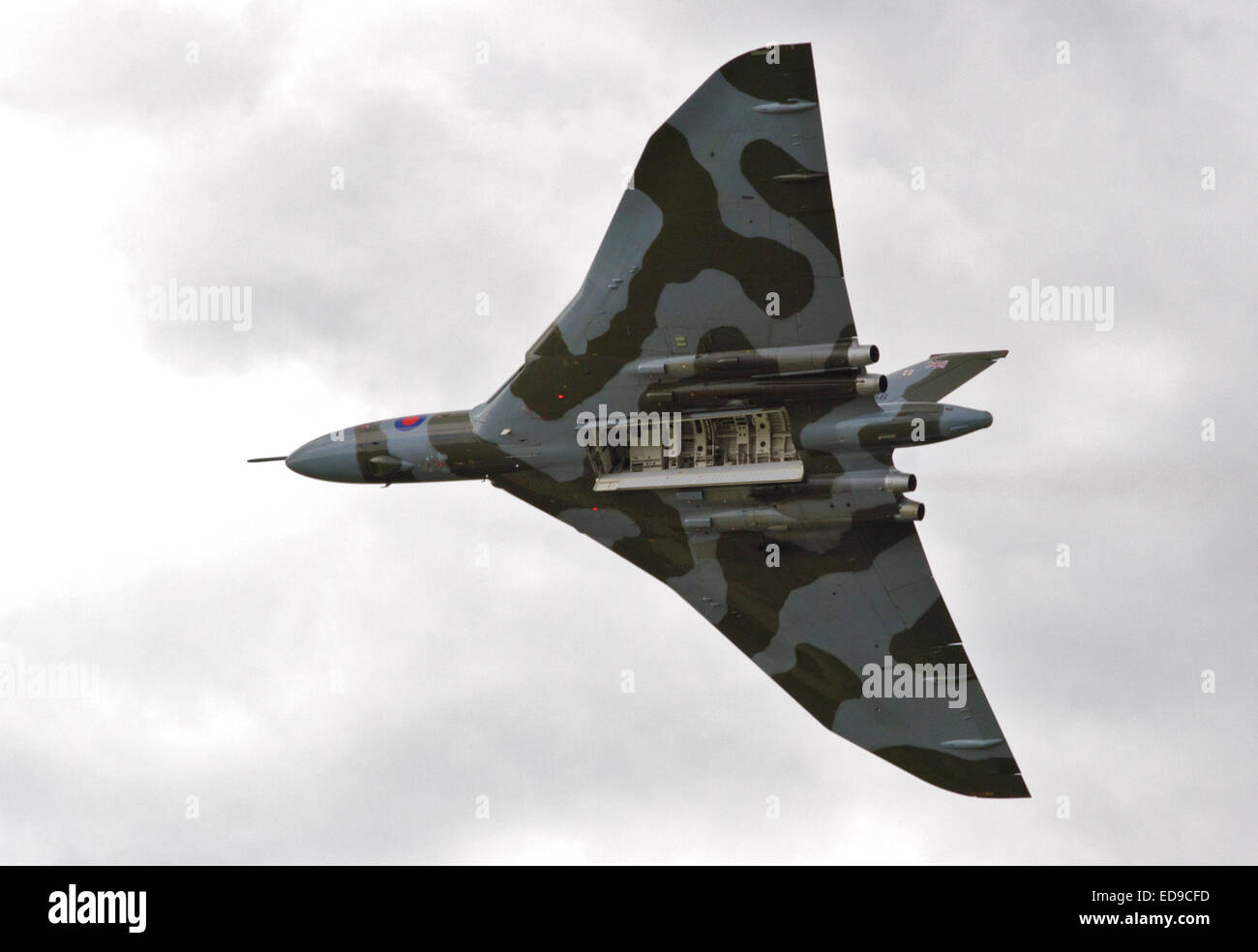 British Avro Vulcan bomber at Wings & Wheels 2014, Dunsfold aerodrome ...
