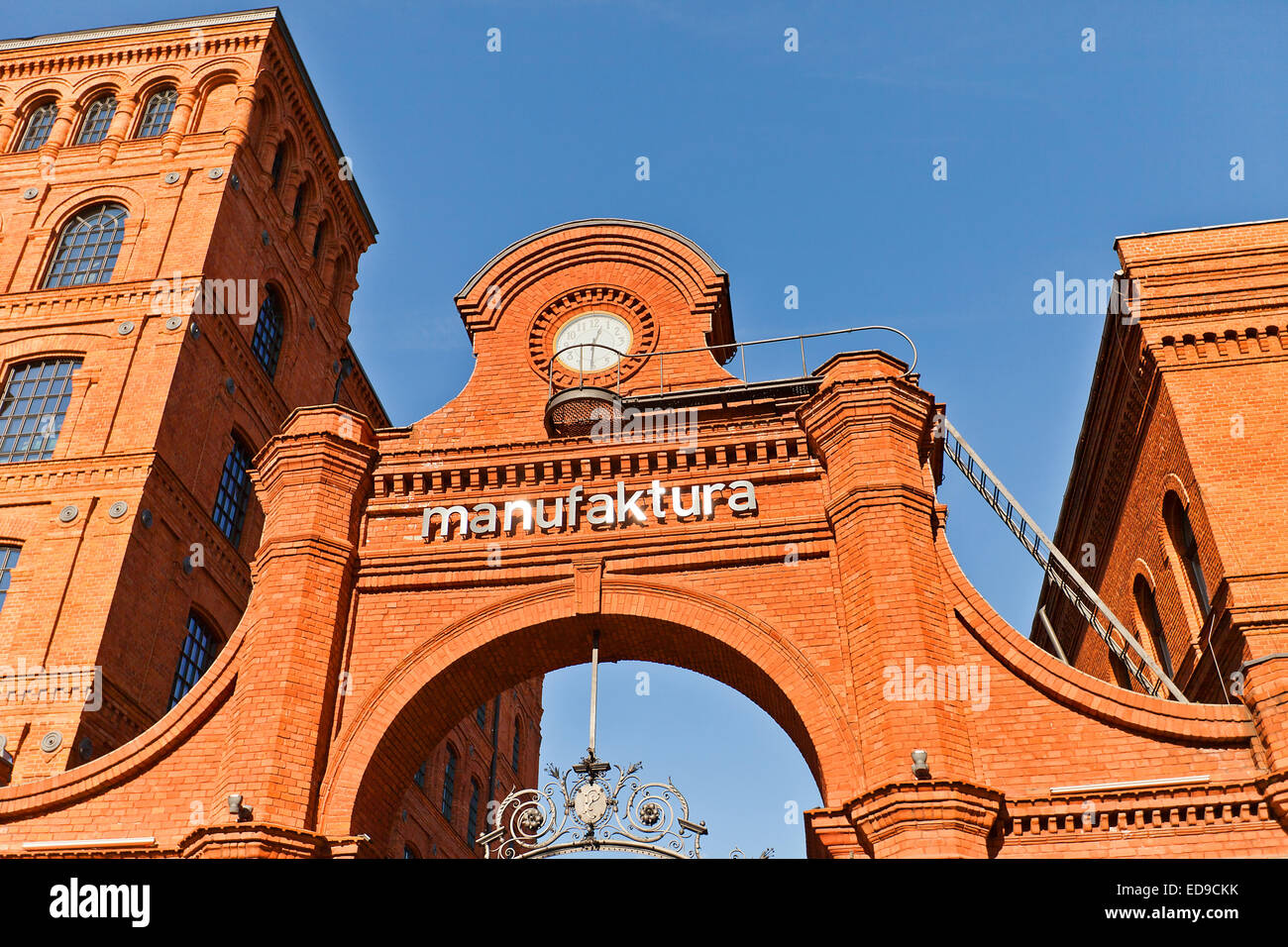 Entrance to Manufacture centre (former factory main gate, circa 1880 ...