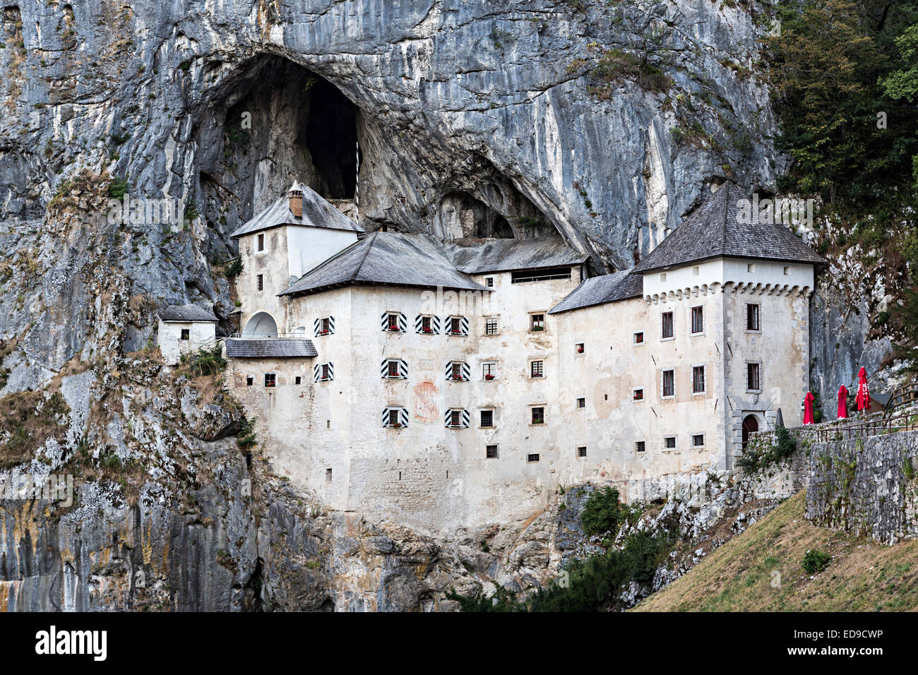 Predjama castle and cave, Slovenia Stock Photo - Alamy