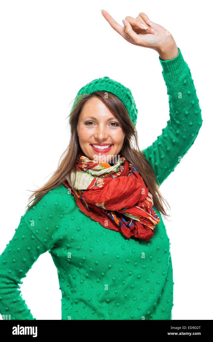 Excited exuberant pretty young hi-res stock photography and images - Alamy