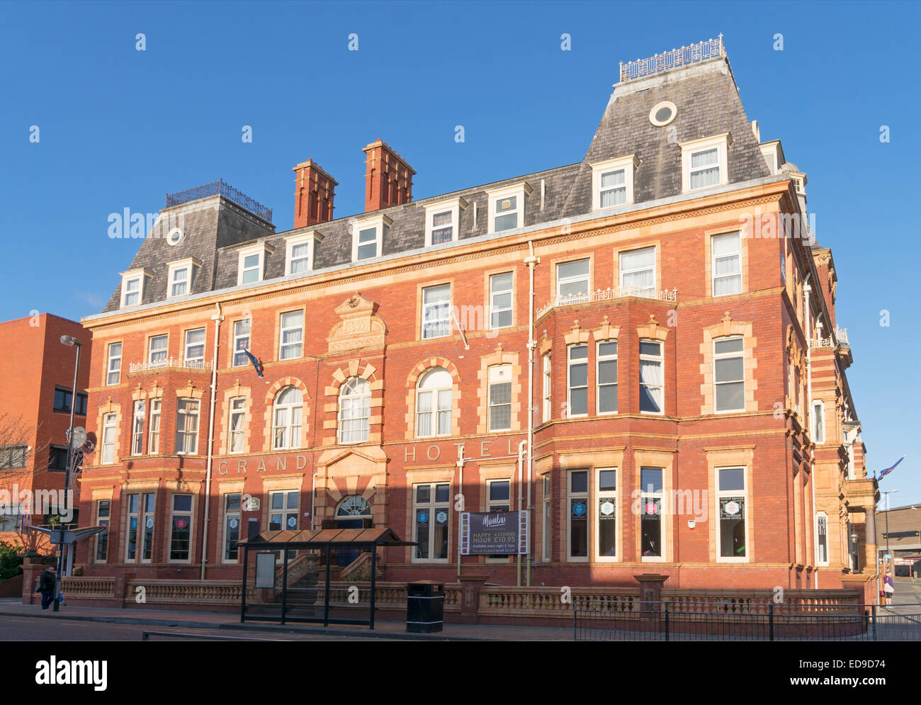The Best Western Grand Hotel, built 1899, Hartlepool, north east ...