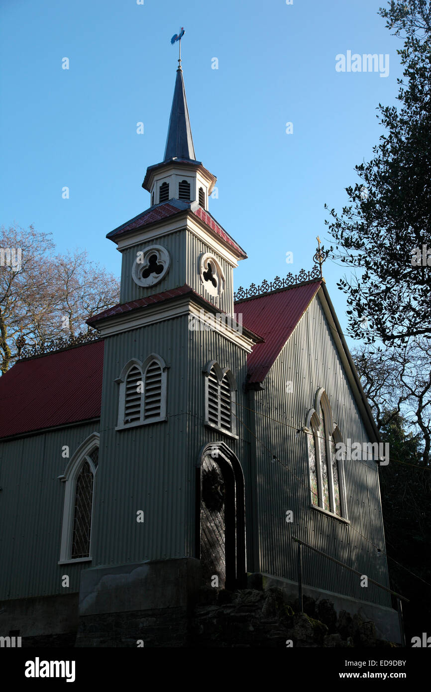 Corrugated tin church hi-res stock photography and images - Alamy
