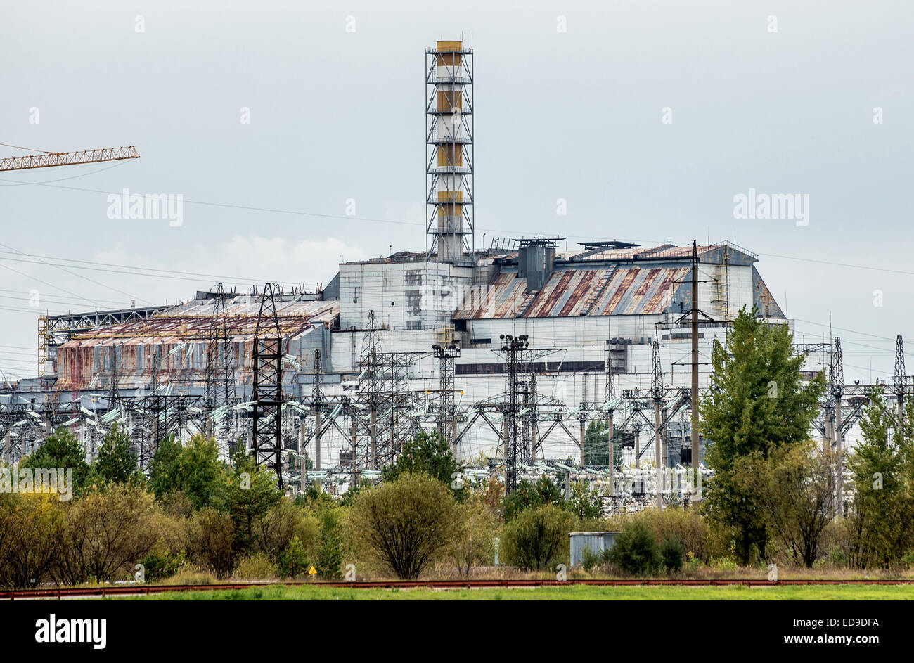 Chernobyl Reactor 4 Sarcophagus