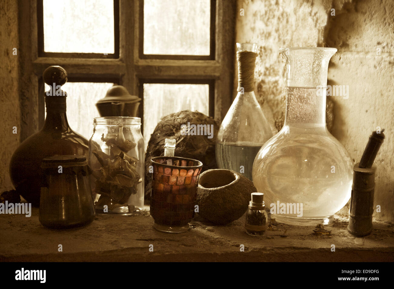 Abstract jars and pots Stock Photo - Alamy