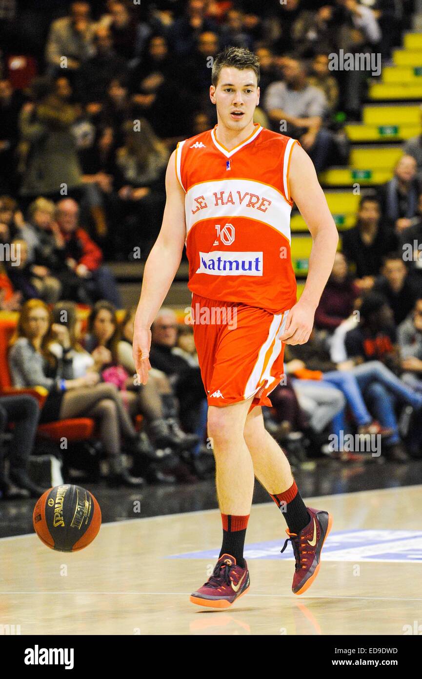 Hugo Invernizzi - 29.12.2014 - Lyon Villeurbanne/Le Havre - 16e journee ...