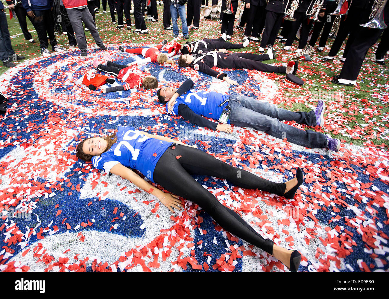 New Orleans, Louisiana, USA. 02nd Jan, 2015. Snow angels in the ...