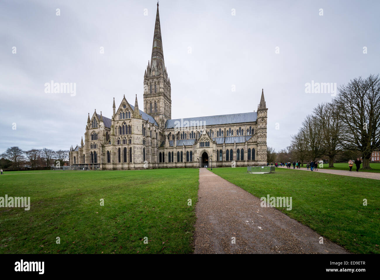 Salisbury Cathedral in Salisbury Stock Photo - Alamy
