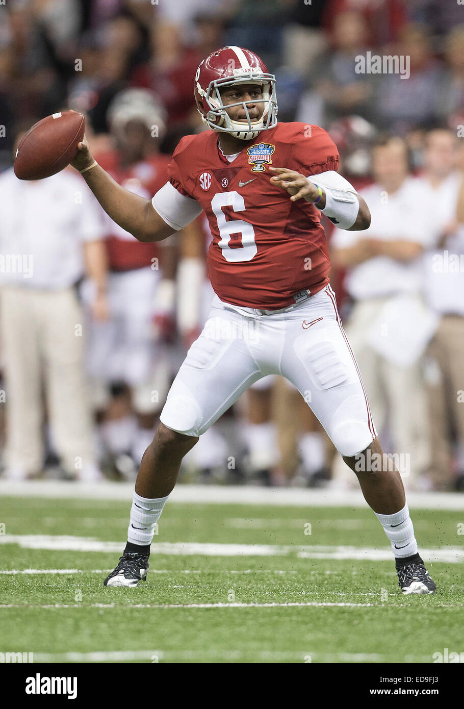 New Orleans, Louisiana, USA. 02nd Jan, 2015. Alabama quarterback Blake ...