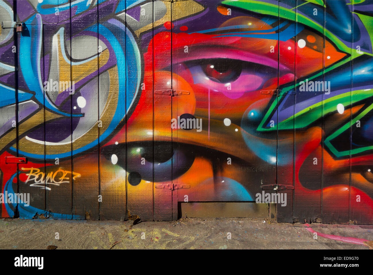 murals in the mission district of San Francisco CA Stock Photo - Alamy