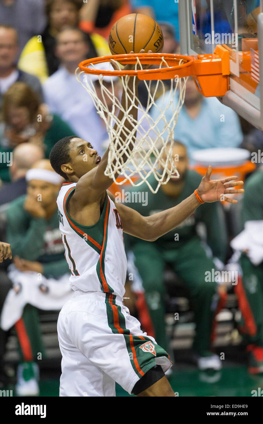 Milwaukee, WI, USA. 2nd Jan, 2015. Milwaukee Bucks guard Brandon Knight ...