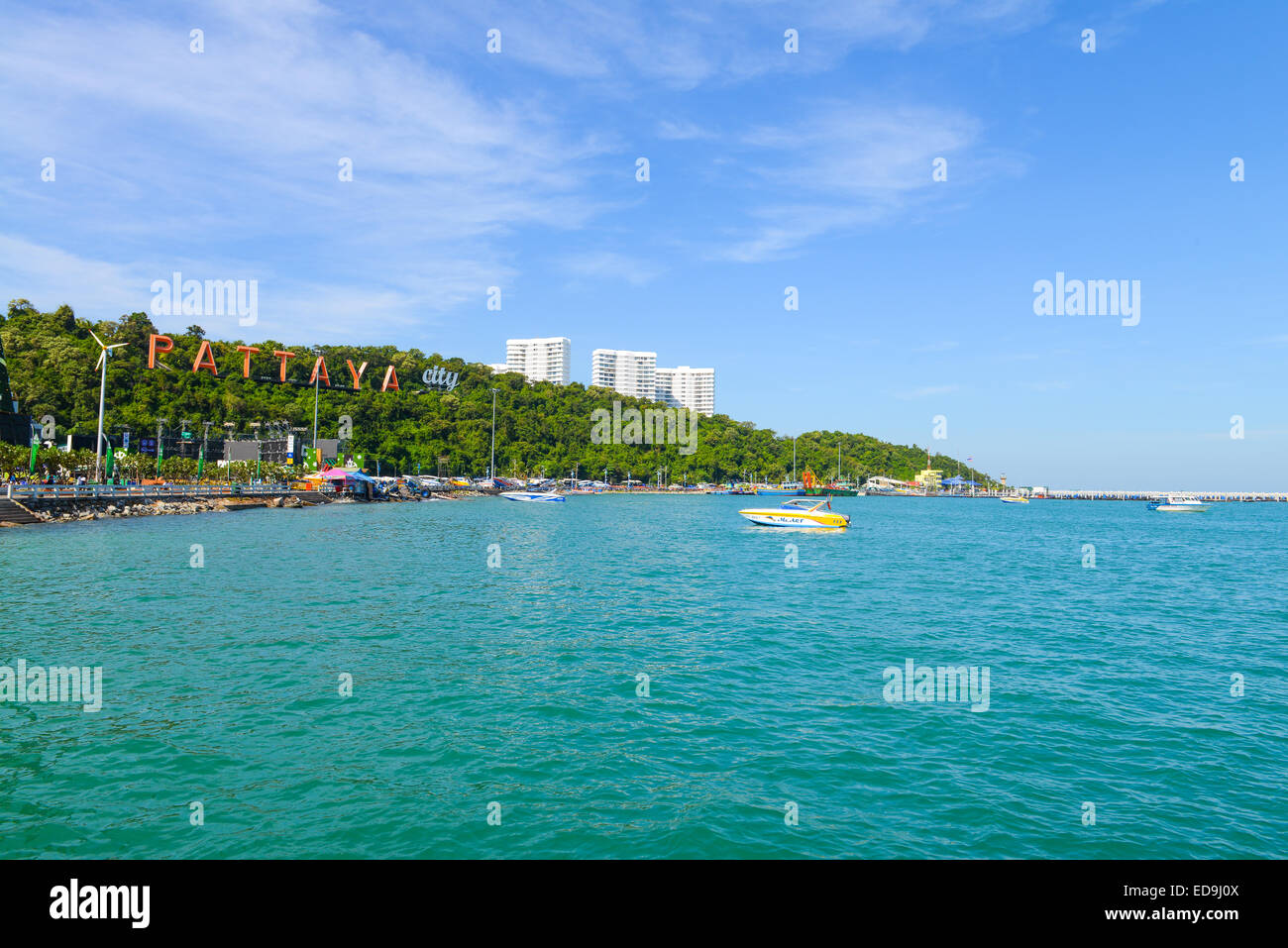 City landscape of Pattaya city, Thailand Stock Photo - Alamy