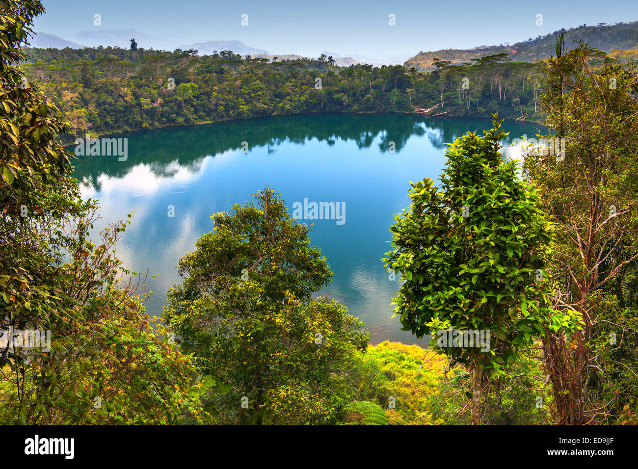 Rana Mese lake near Ruteng on Flores island, Indonesia Stock Photo - Alamy