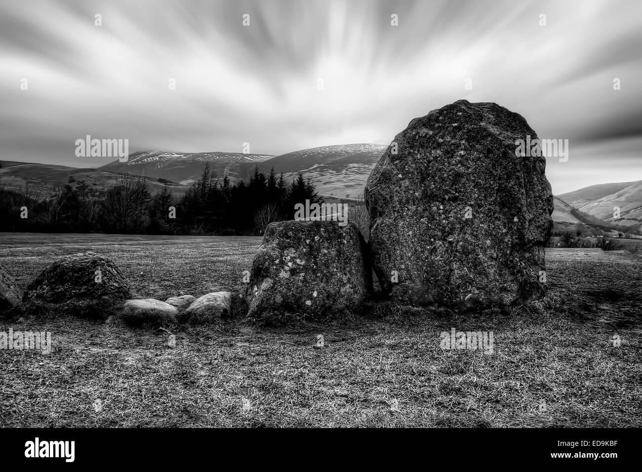 Ullswater view lake district Black and White Stock Photos & Images - Alamy