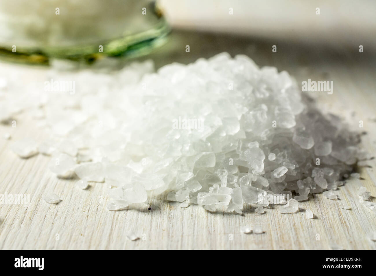 Sea salt crystals large food closeup Stock Photo - Alamy