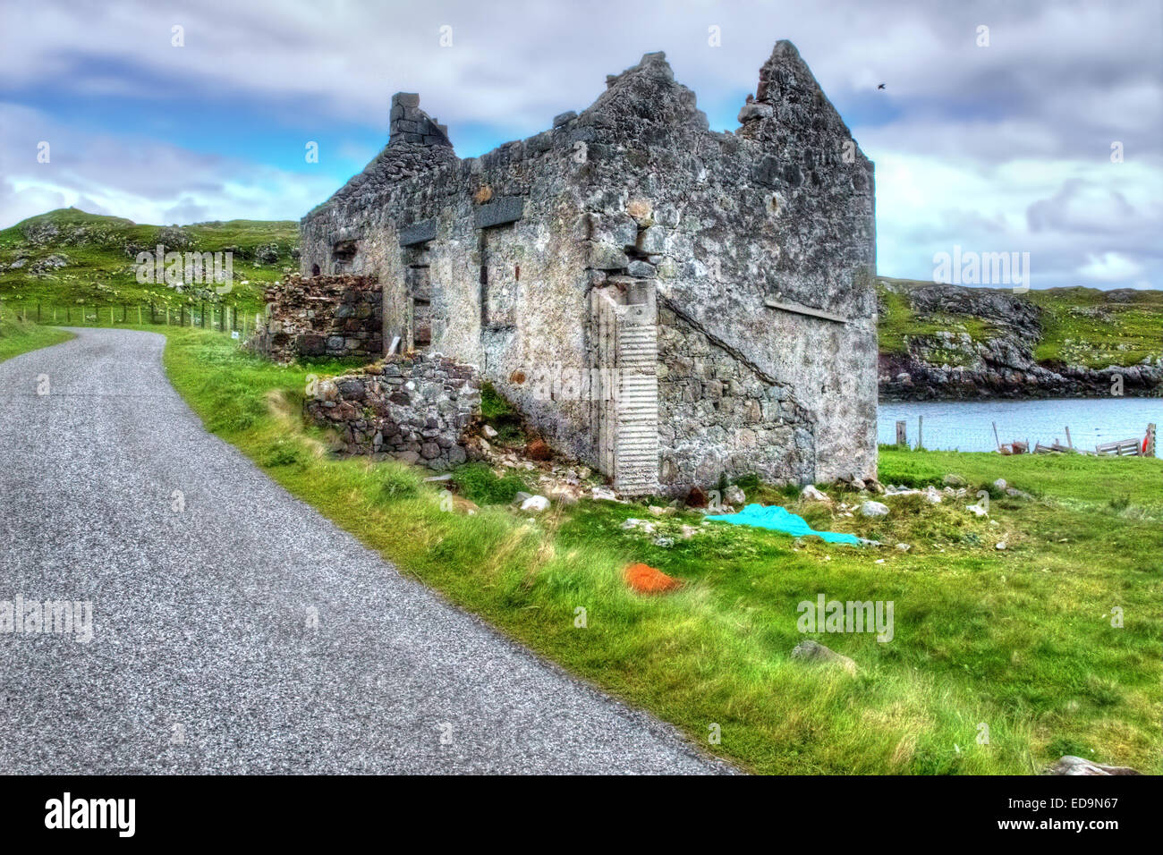 Rodel on the Isle of Harris, Outer Hebrides, Scotland Stock Photo - Alamy